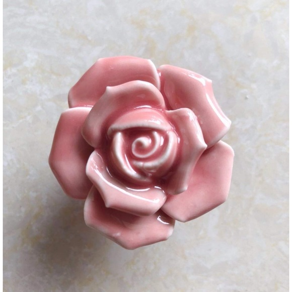 Accents | 8pcs Elegant Pulls Flower Ceramic Cabinet Knobs | Poshmark